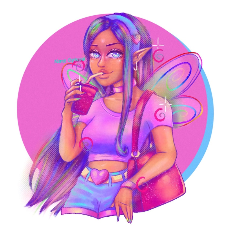 Illustrated Avatar - Etsy