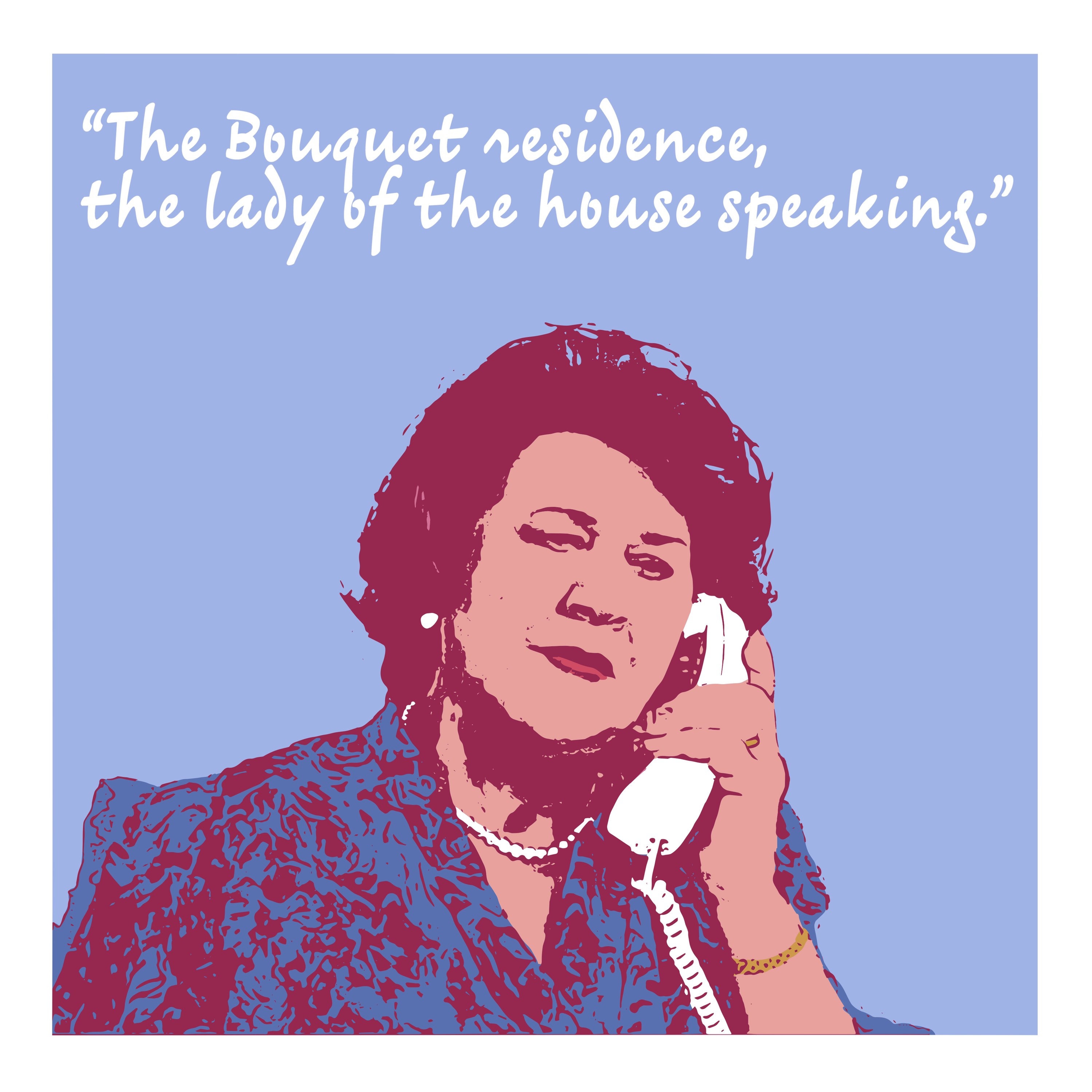 Mrs Bouquet, Hyacinth, Keeping up Appearances, Wall Art, Décor, English ...