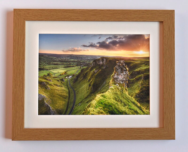 Winnats Pass Sunrise Castleton Photo Peak District - Etsy