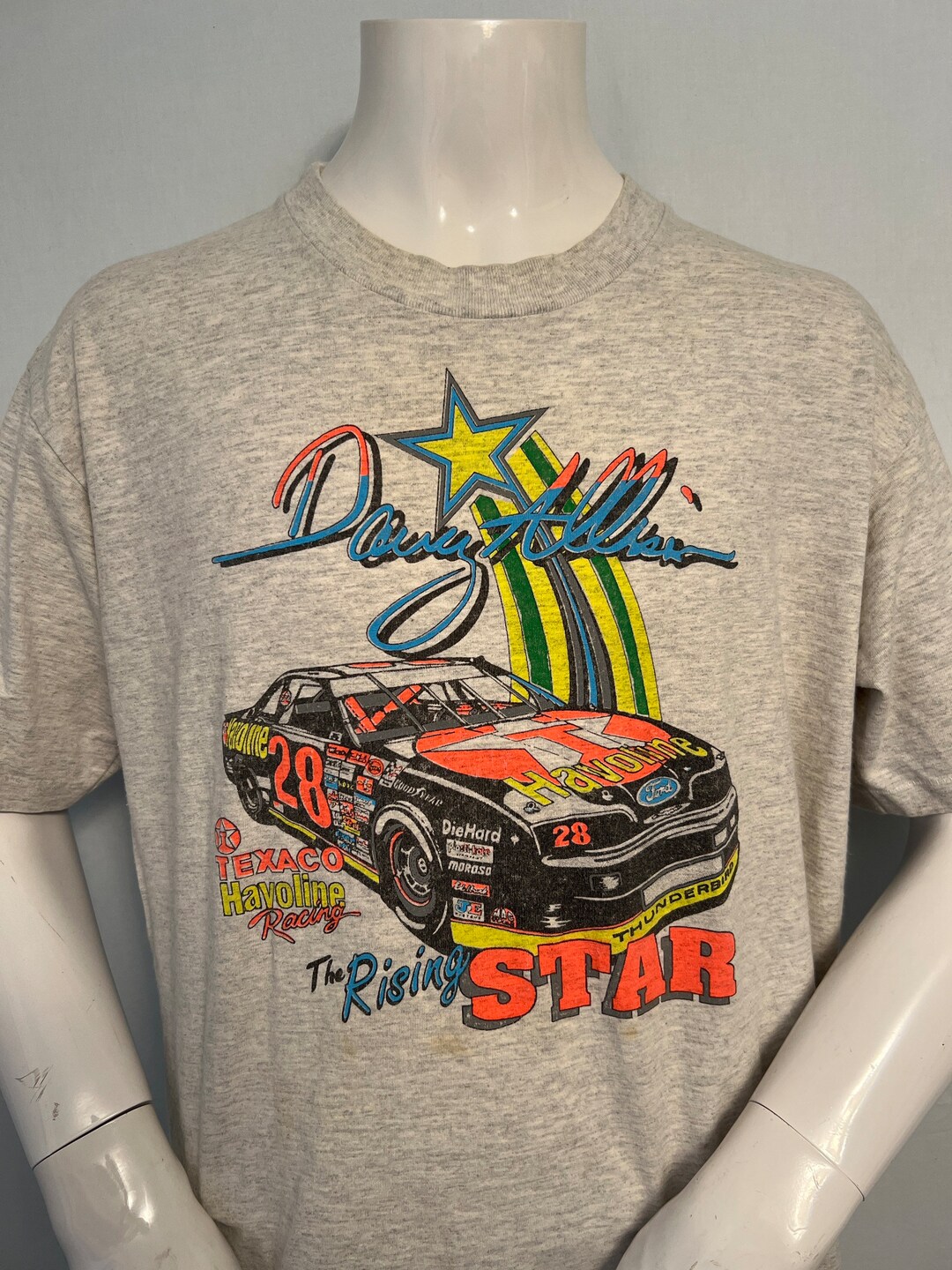 Vintage 1990’s Davey Allison T-shirt - Etsy