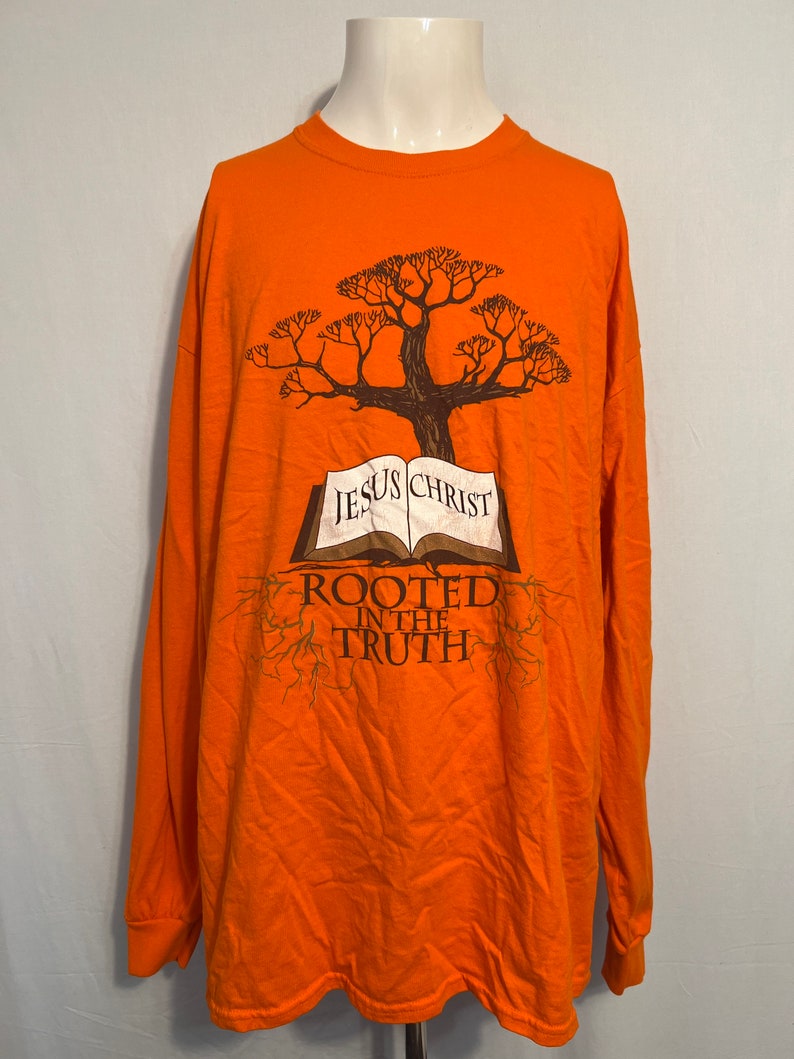 Vintage Y2K Jesus Christ Rooted in the Truth Long Sleeve Shirt - Etsy