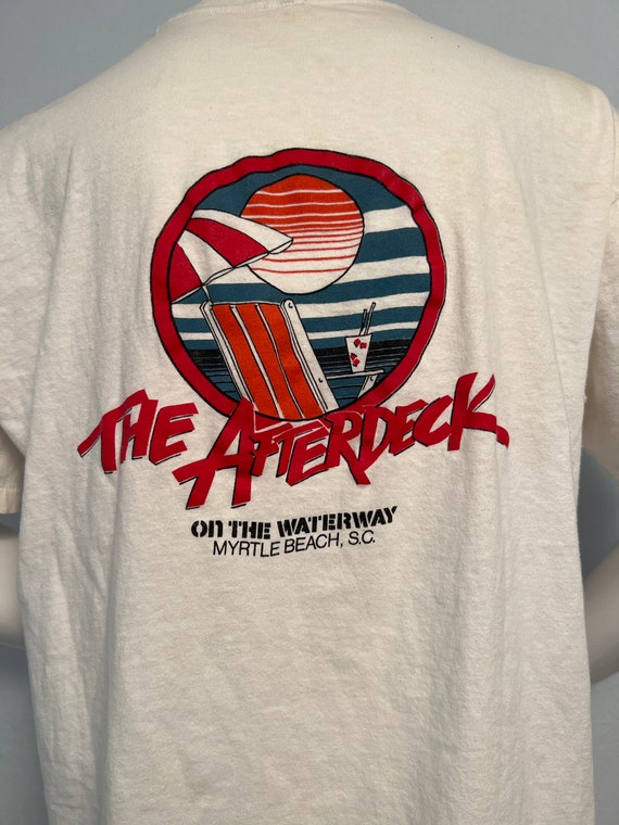 Vintage 1980’s The Afterdeck On The Waterway T-shirt - Gem