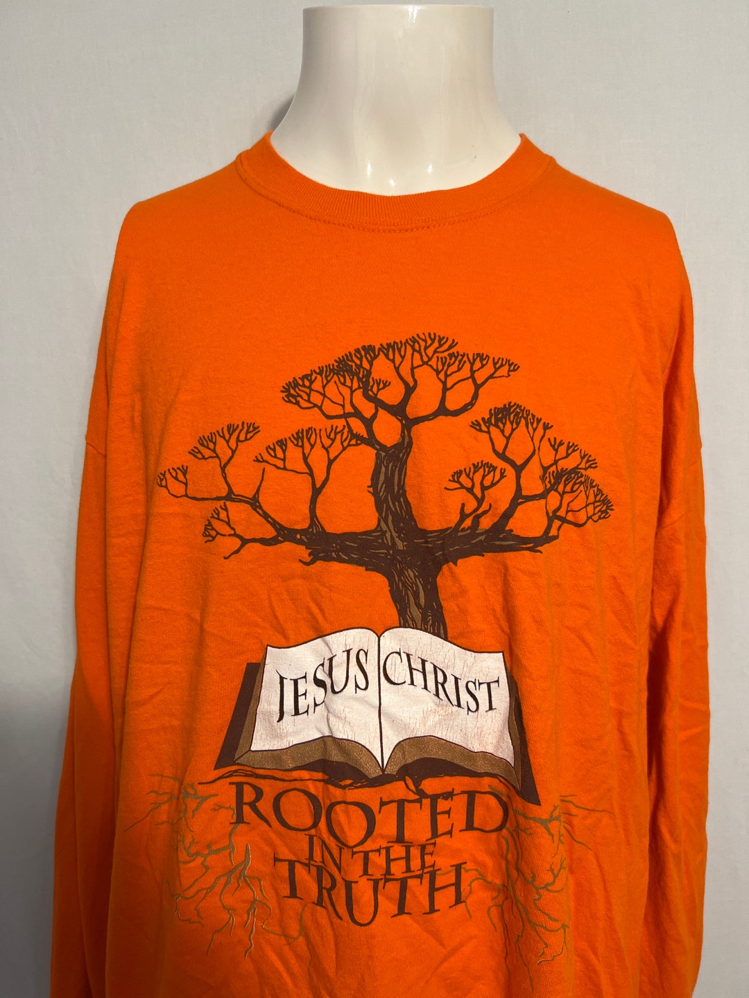 Vintage Y2K Jesus Christ Rooted in the Truth Long Sleeve Shirt - Etsy