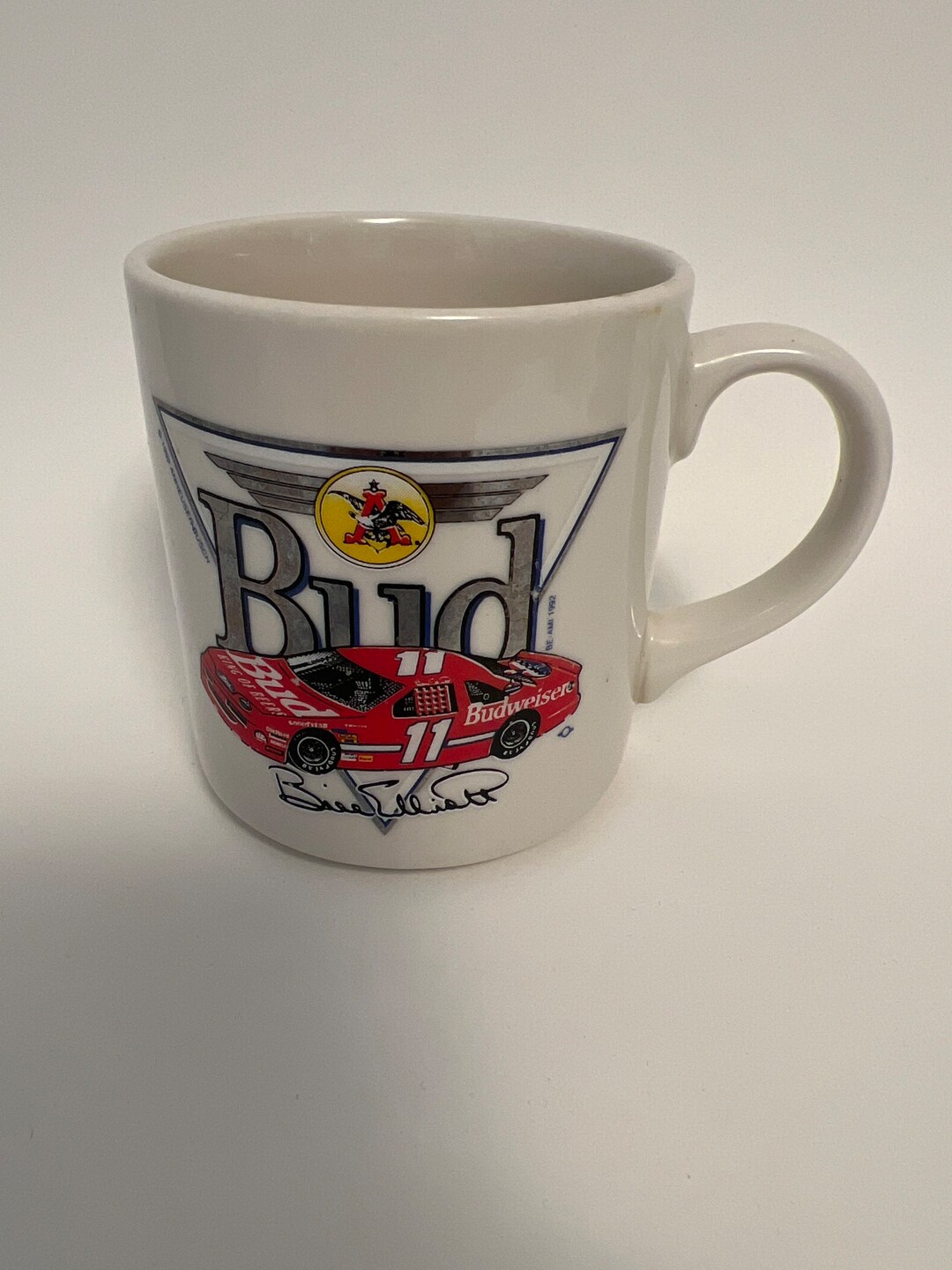 Vintage 1992 Bill Elliott Mug - Etsy