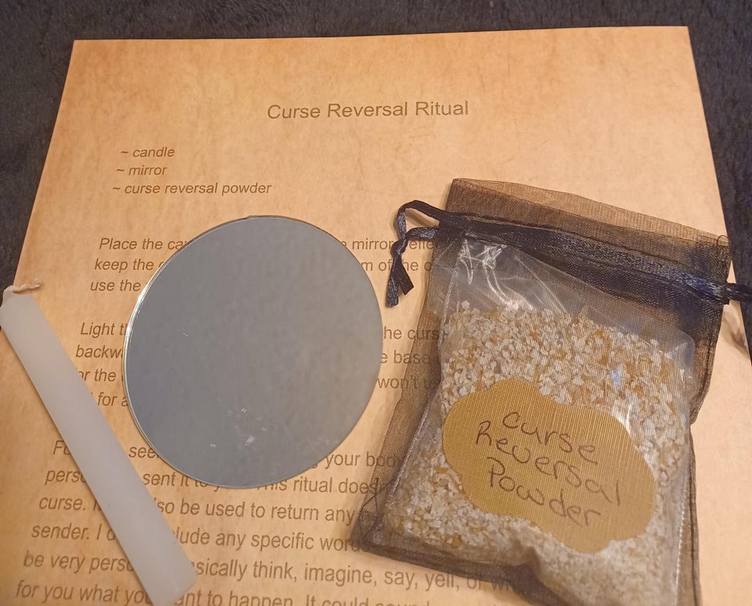 Curse Reversal Spell Kit ~ Everything You Need With Full Instructions ...