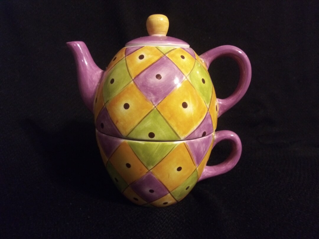 Tea for One Teapot and Teacup Set - Etsy