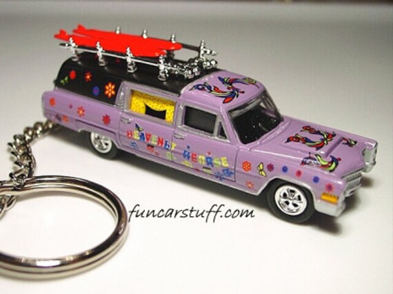 1960s Heavenly Surf Hearse Collector Car Keychain Johnny | Etsy