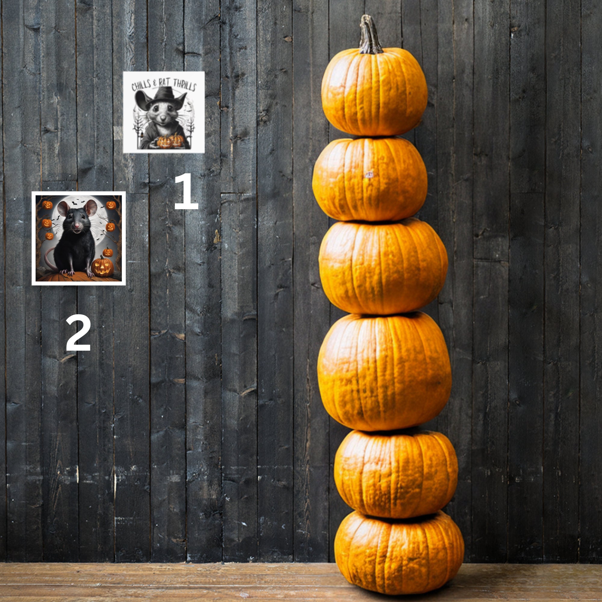 Rat-o-ween Collection 10x10posters Wall Art Wall - Etsy