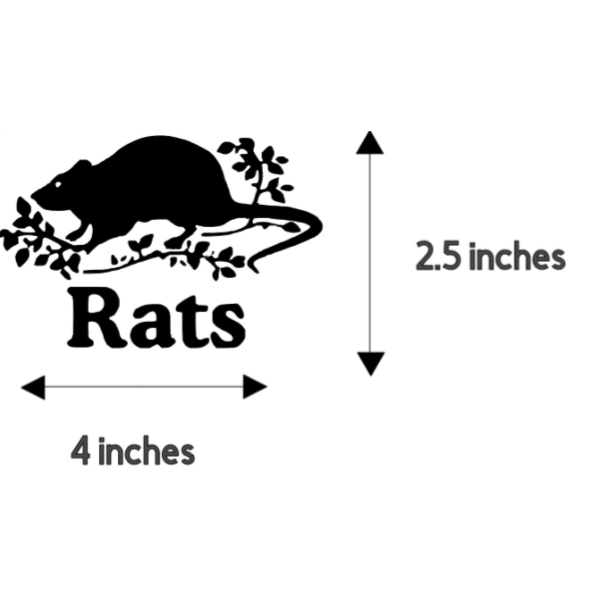 Funny Rats Vinyl Decals Stickers for Car, Laptops, Windows, Phone Cases ...
