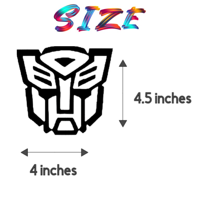 Transformers Car Stickers-vinyl Decals-cool Sticker-funny Sticker ...