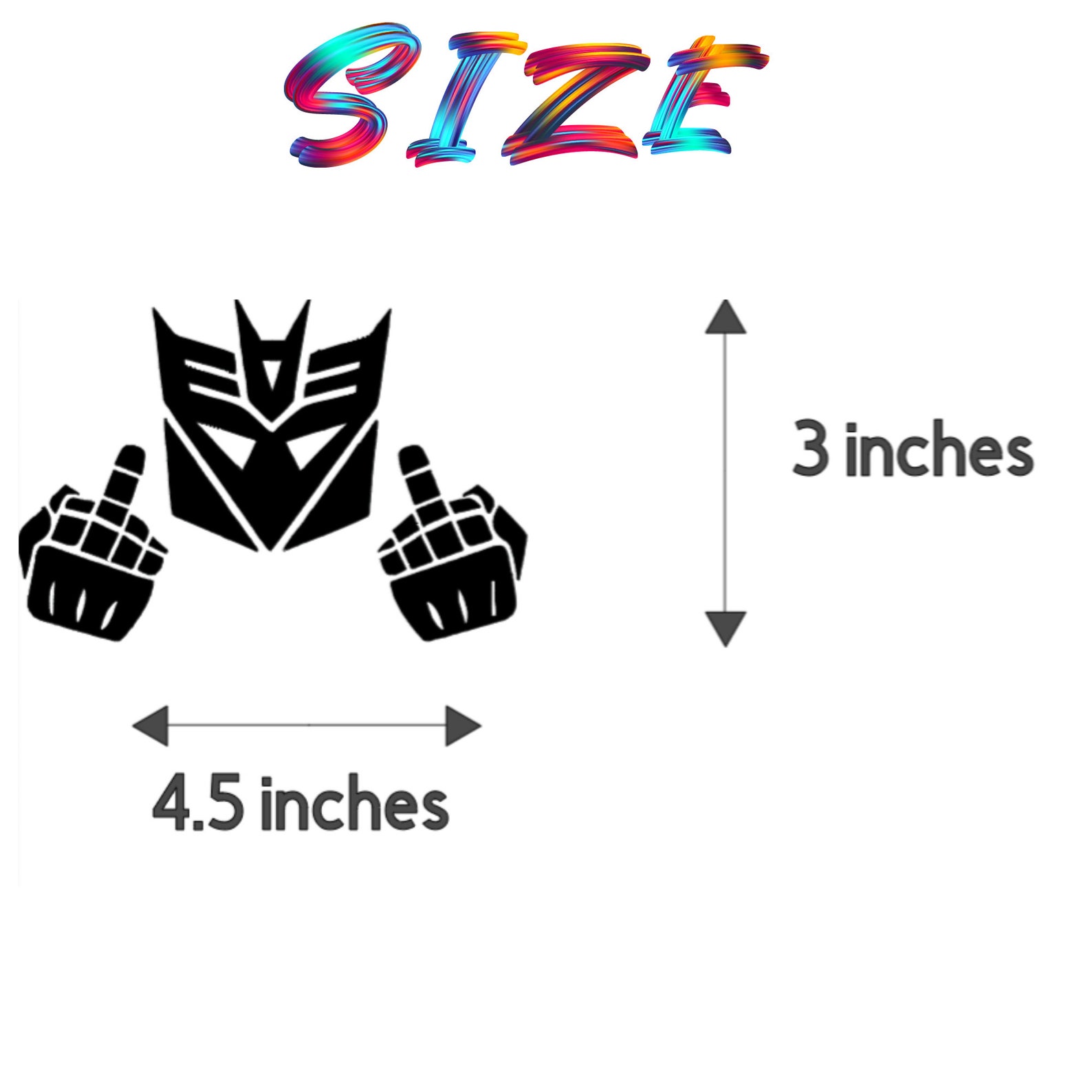 Transformers Car Stickers-vinyl Decals-cool Sticker-funny Sticker ...