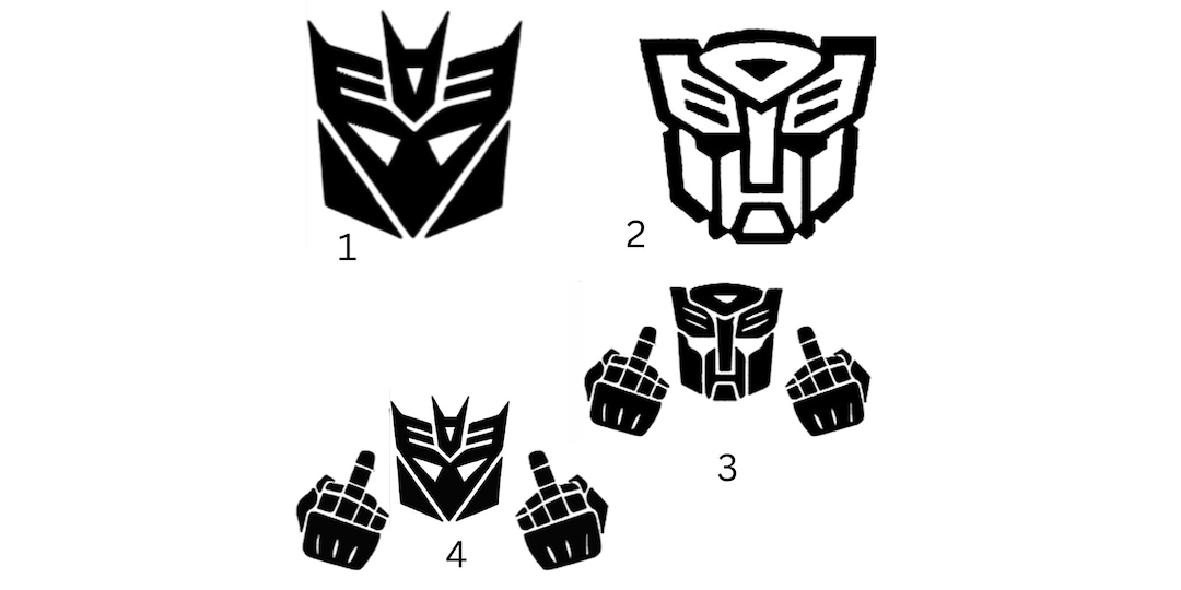 Transformers Car Stickers-vinyl Decals-cool Sticker-funny - Etsy