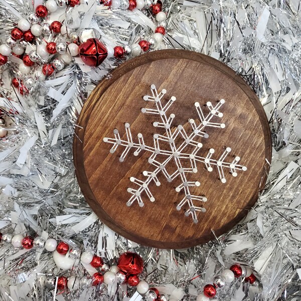 Snowflake String Art - Etsy