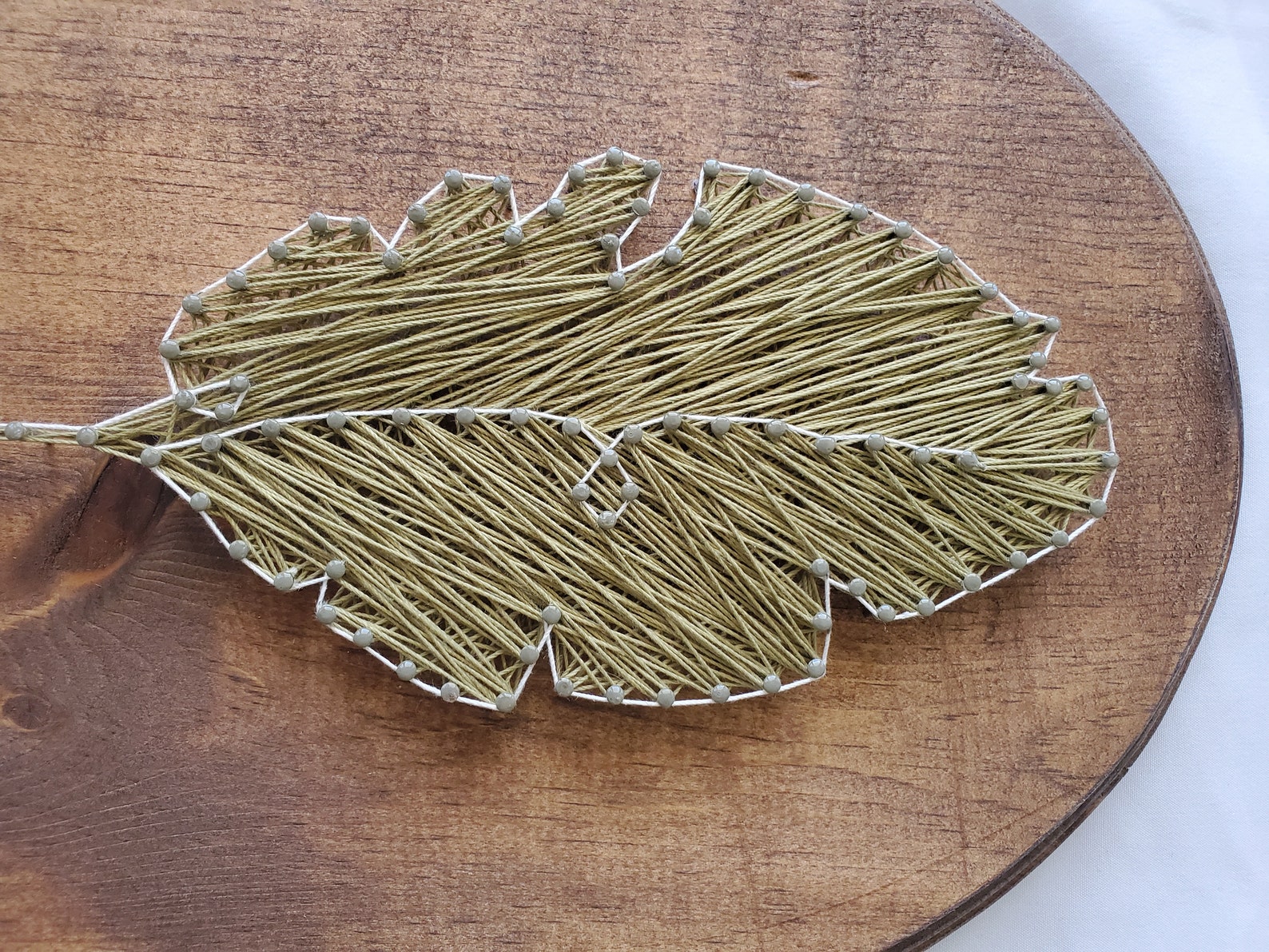 Lovely Leaf Simple String Art Design Home Décor - Etsy UK