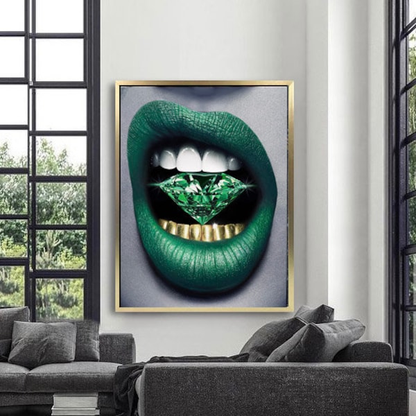 Emerald Wall Art - Etsy