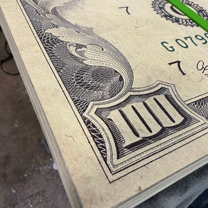 Giant 3D Money Stack Sculpture 80's Vintage 100 Dollar Bill - Etsy