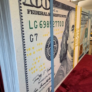 3D Giant Sculpture BIG MONEY STACK Brick (new 100 Bill) - Etsy