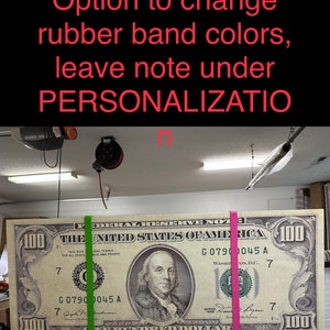 Giant 3D Money Stack Sculpture 80's Vintage 100 Dollar Bill - Etsy
