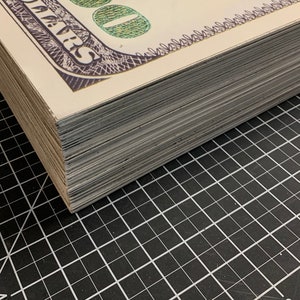 3D Sculpture BIG MONEY STACK Brick old 100 by Peter Perlegas - Etsy