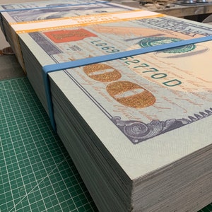 3D Giant Sculpture BIG MONEY STACK Brick (new 100 Bill) - Etsy