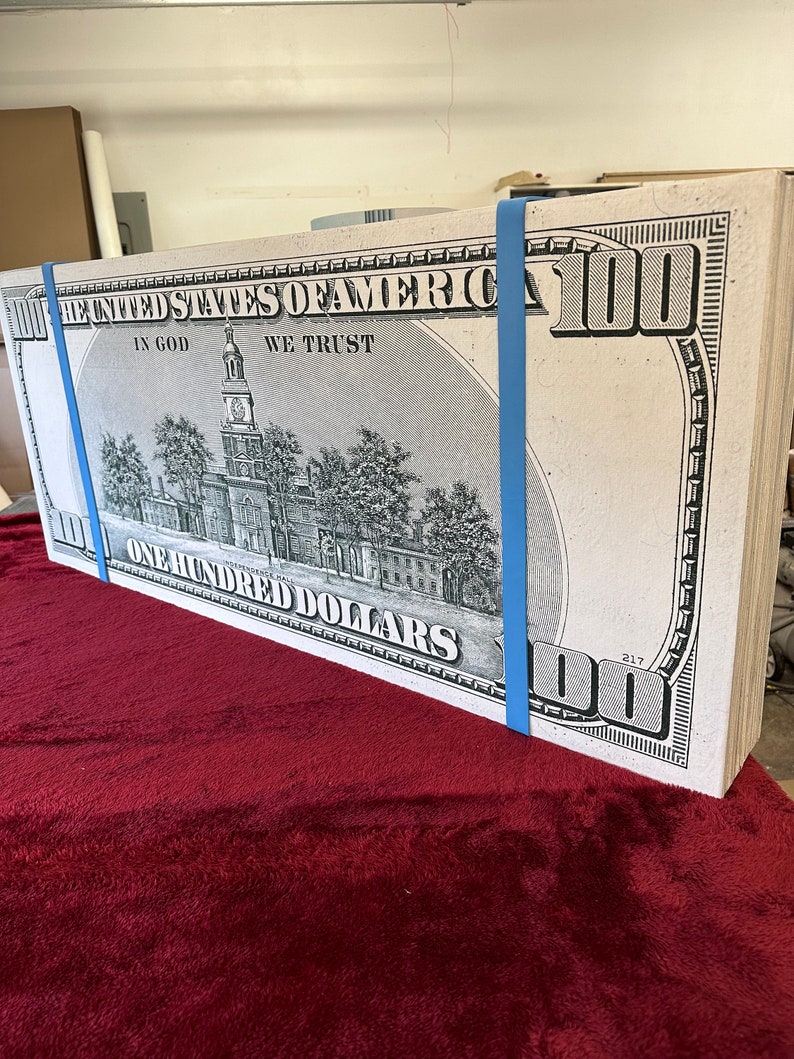 3D Sculpture BIG MONEY STACK Brick (old 100) by Peter Perlegas - Etsy