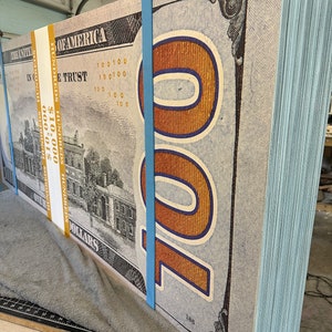 3D Giant Sculpture BIG MONEY STACK Brick (new 100 Bill) - Etsy