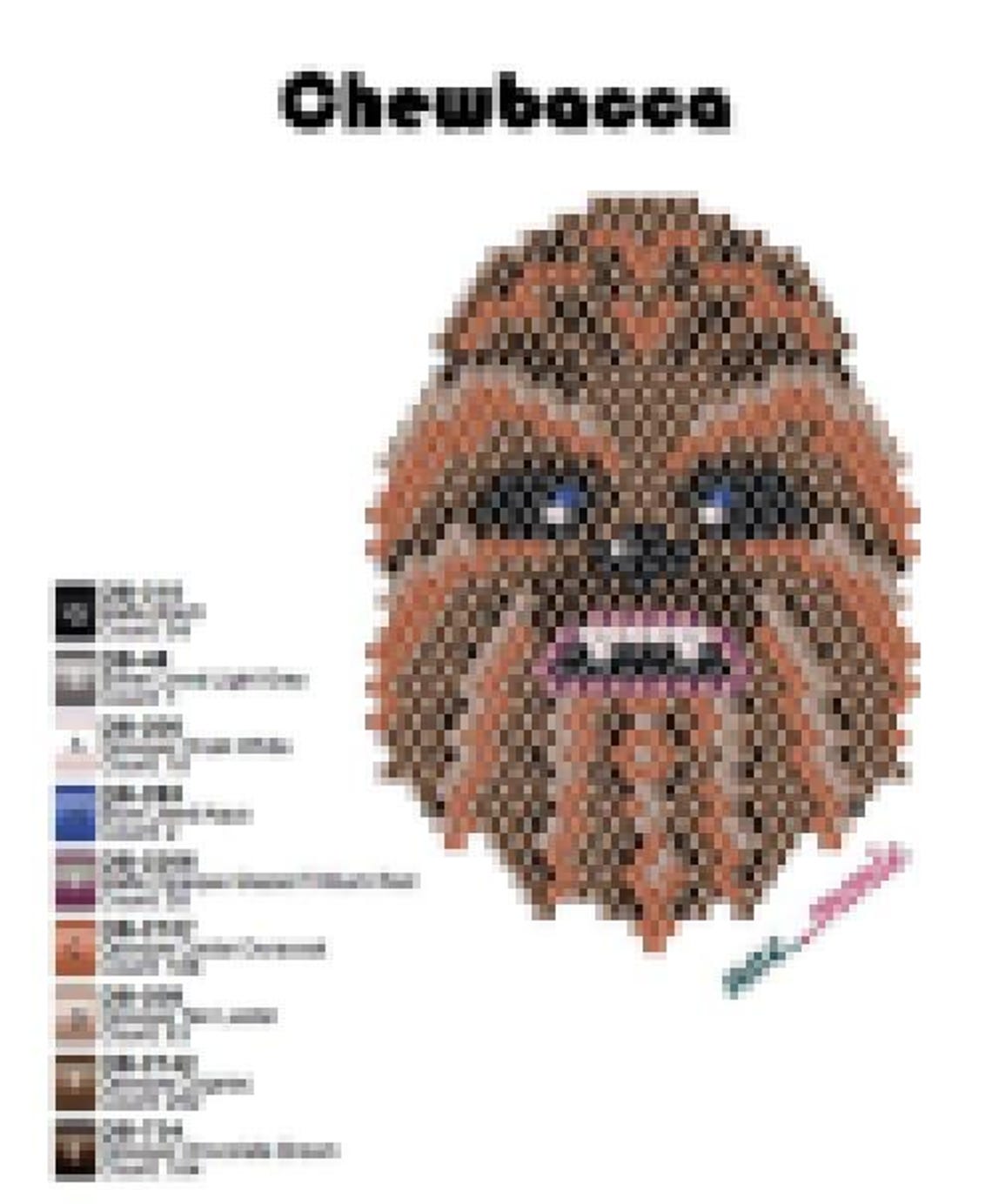 Star Wars Miyuki Bead Pattern Pack - Digital PDF Brickstitch Weaving ...