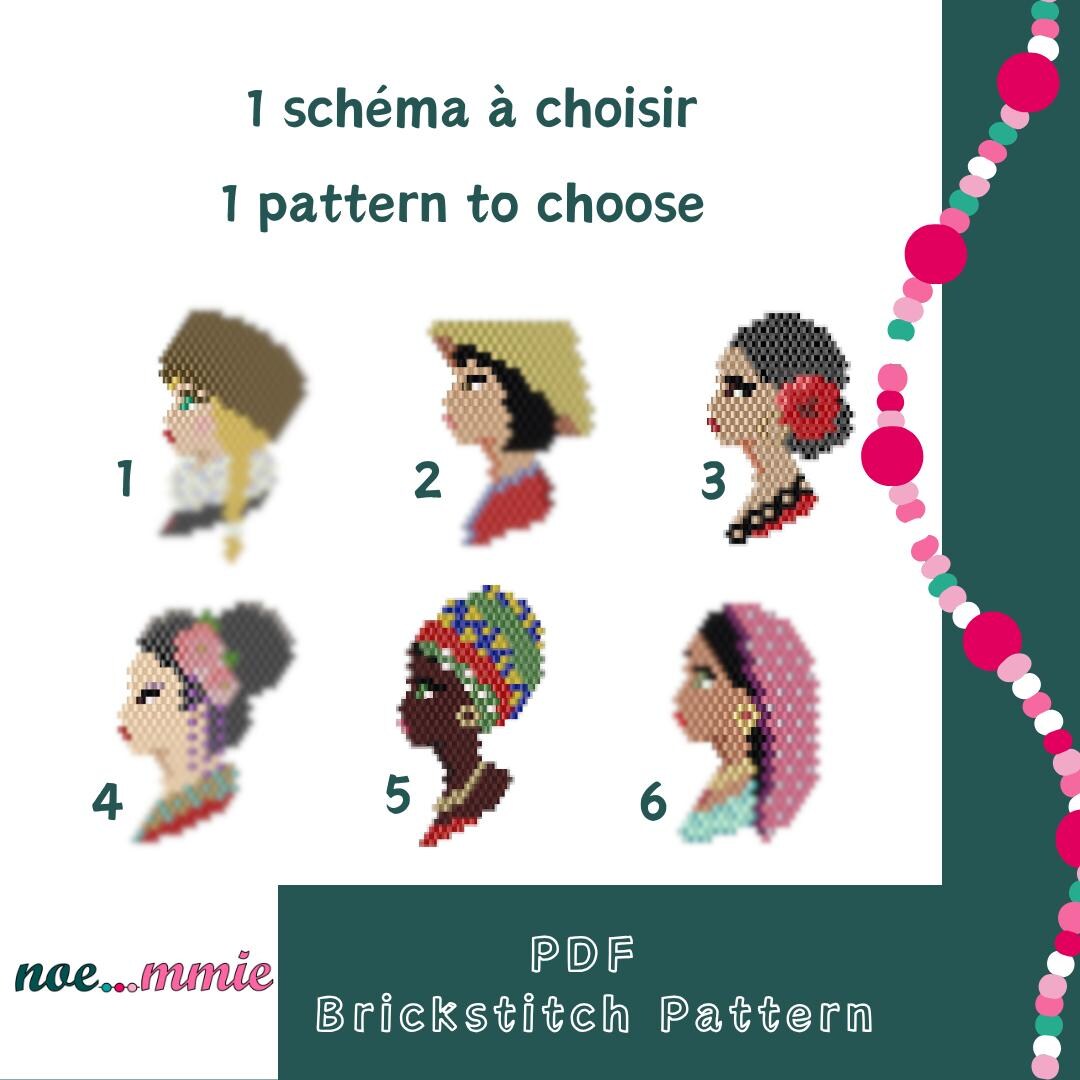 "women of the World" Profiles Pattern in Miyuki Beads to Choose ...