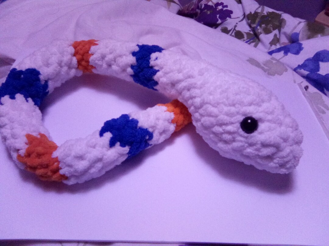 Snake Amigurumi -plushie -crochet-gift for Her -gift for Him- Handmade ...