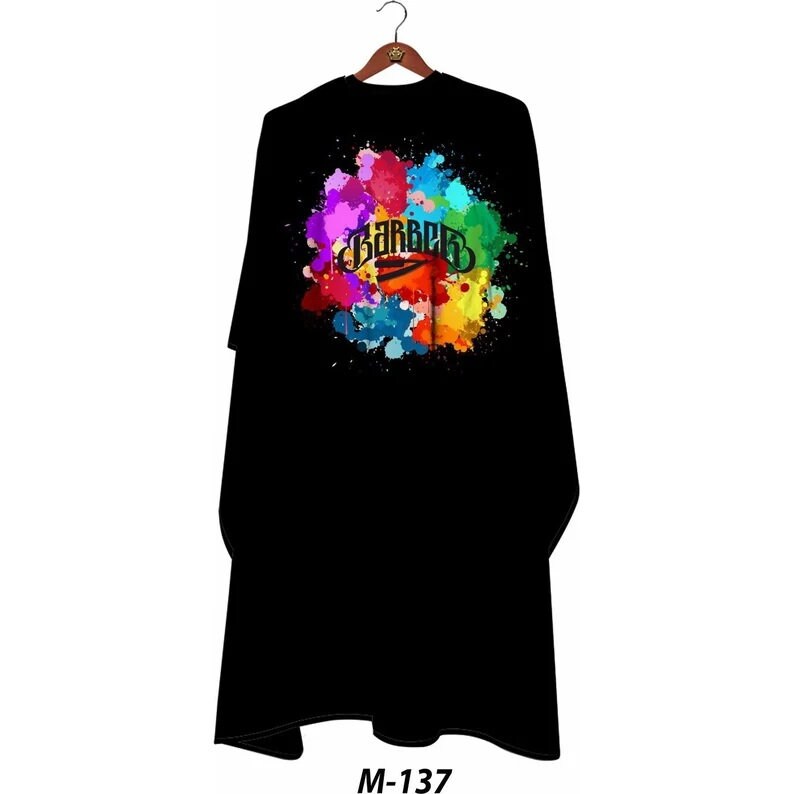 XL Barber Gown Salon Cape Hair Cut Cover Hairdresser Gown/cape White ...
