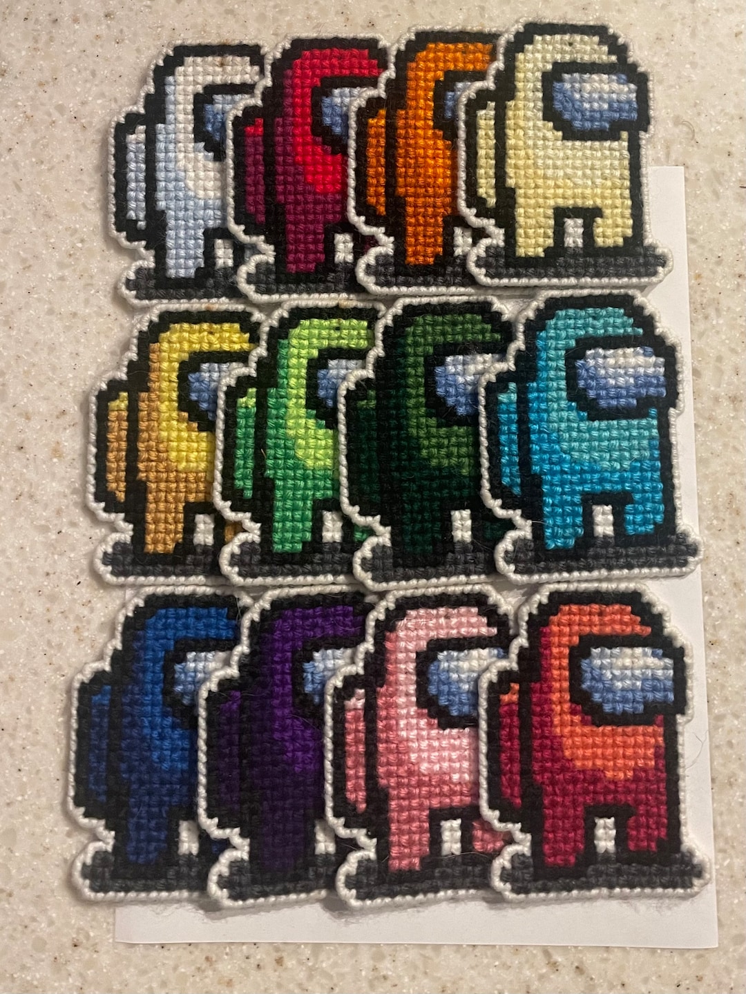 Among Us Cross-stitch Charm - Etsy