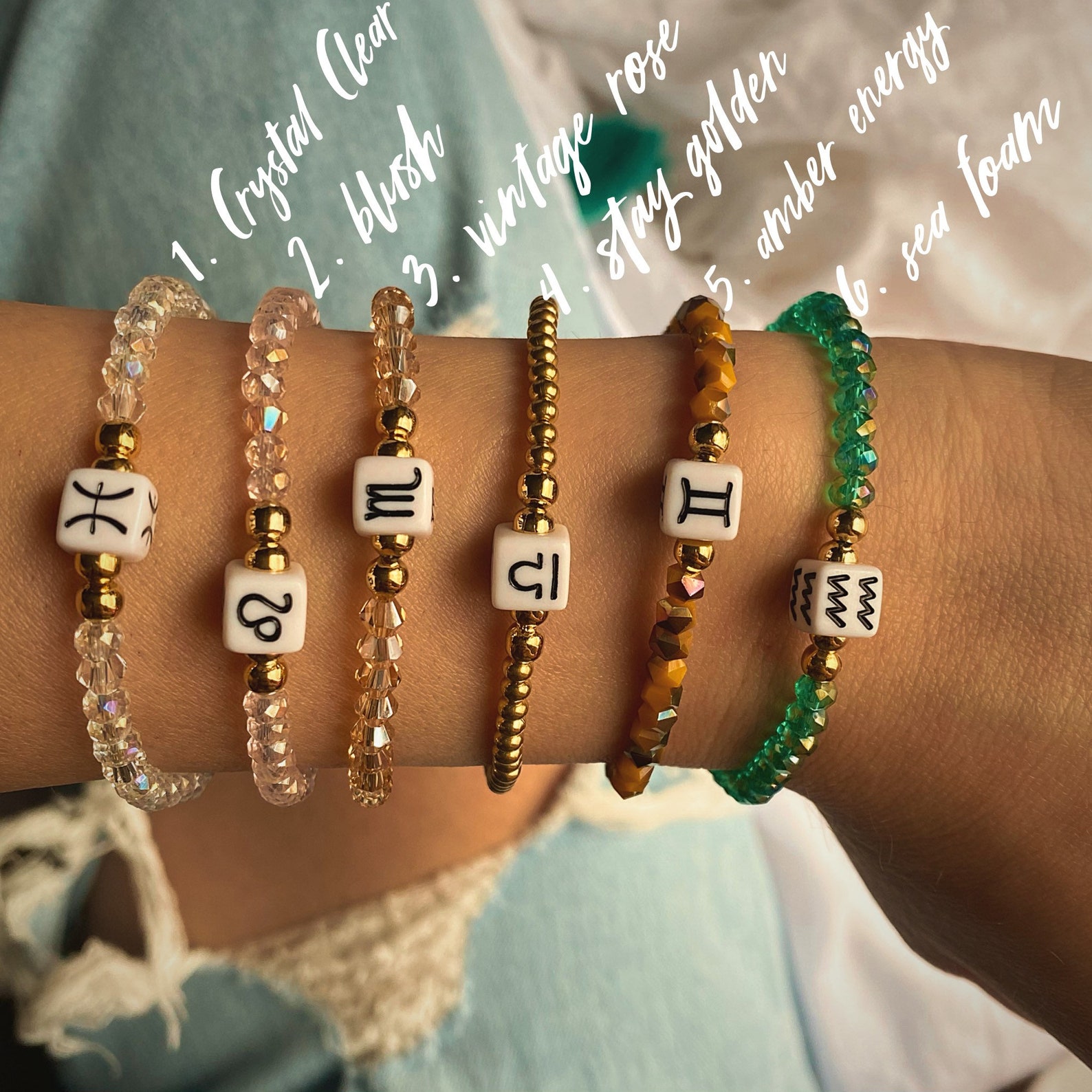 The Zodiac Zodiac Bracelets Zodiac Jewelry Zodiac | Etsy