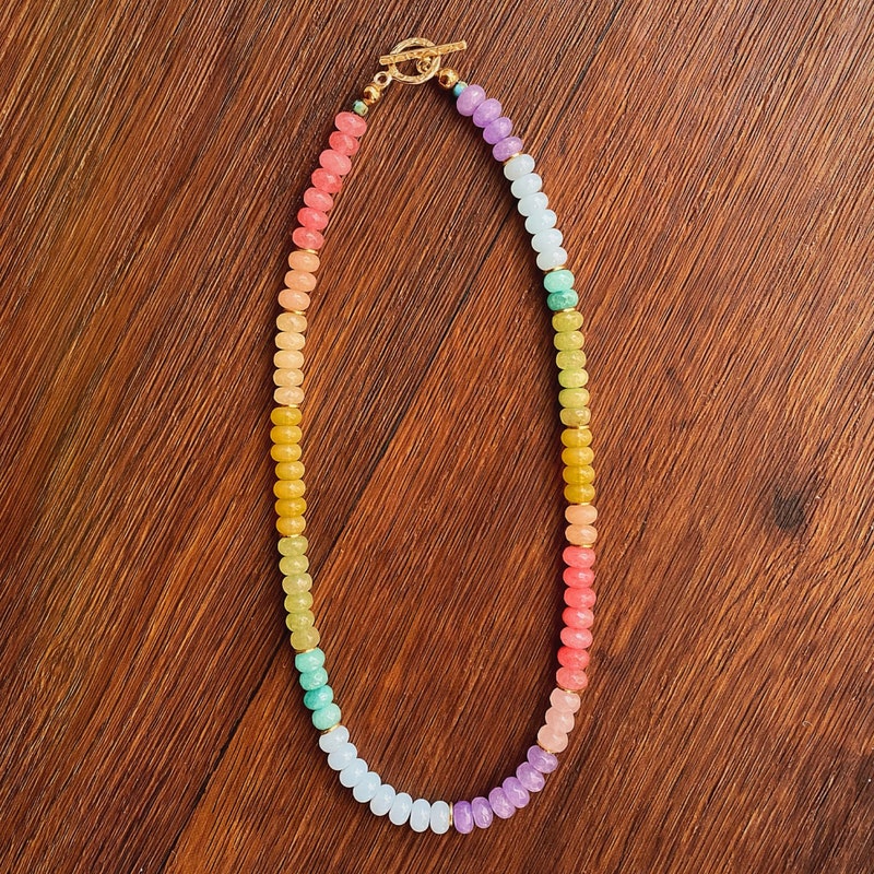 Colorful Necklace - Etsy