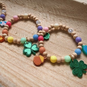Lucky Charms Bracelet Child Bracelet Kids Bracelet St. Patricks Day ...