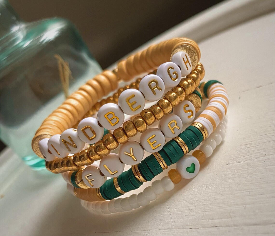 Team Spirit STACK Sports Bracelets School Bracelets | Etsy