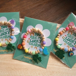 Lucky Charms Bracelet Child Bracelet Kids Bracelet St. Patricks Day ...