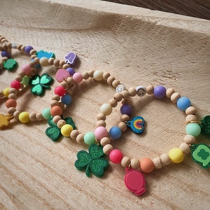Lucky Charms Bracelet Child Bracelet Kids Bracelet St. Patricks Day ...