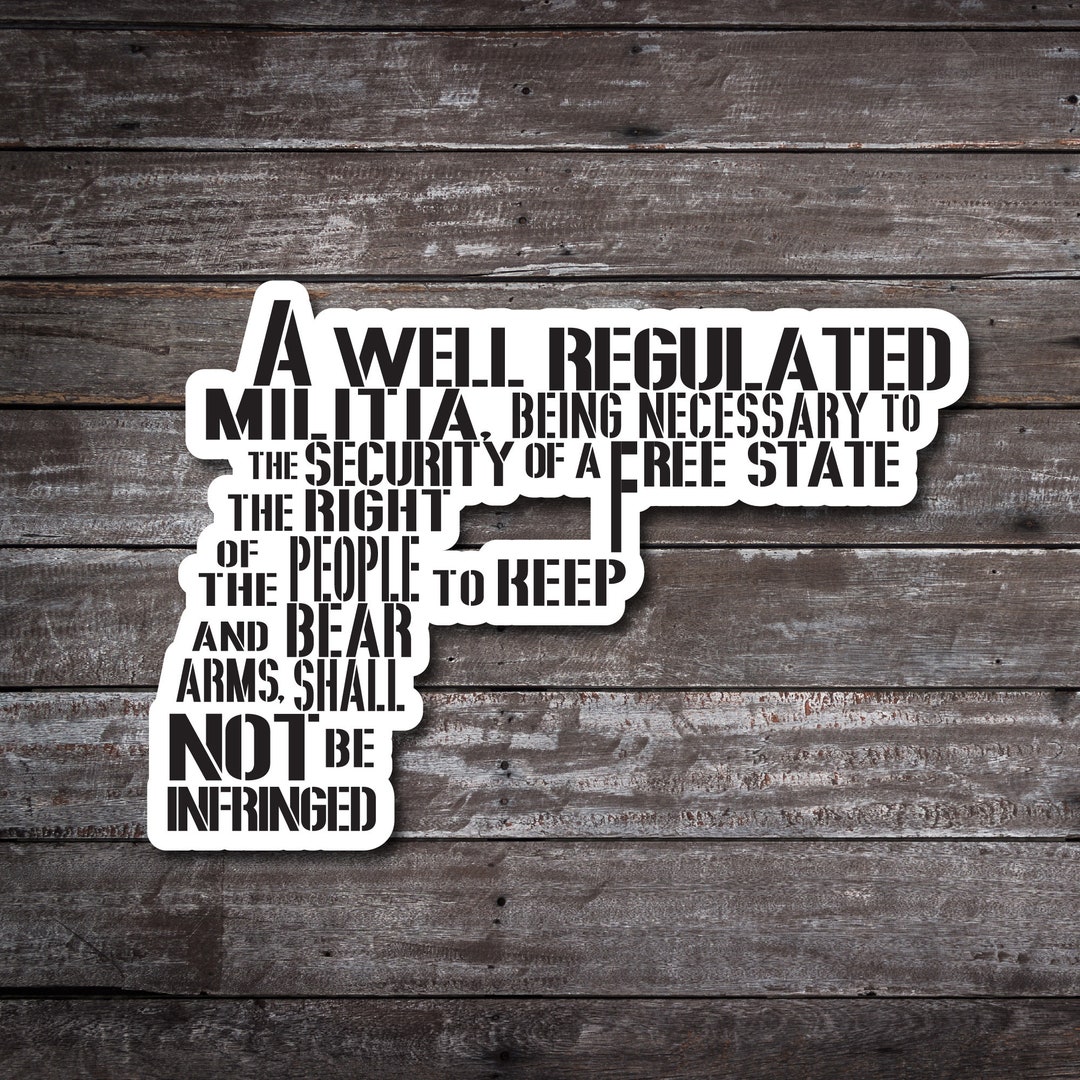 2nd Amendment Revolver Sticker Decal Conservative Republican - Etsy