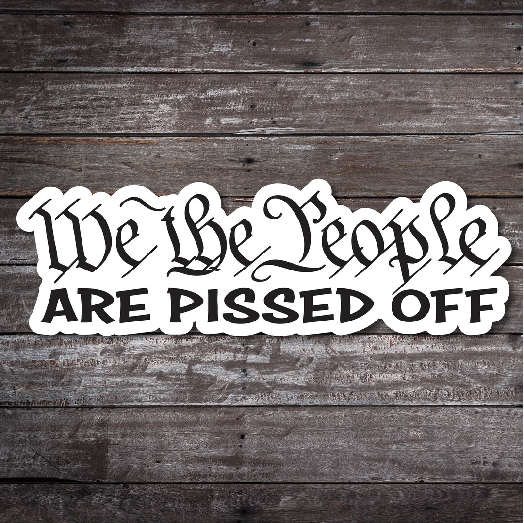 We the People Sticker Decal Conservative Republican Preamble - Etsy