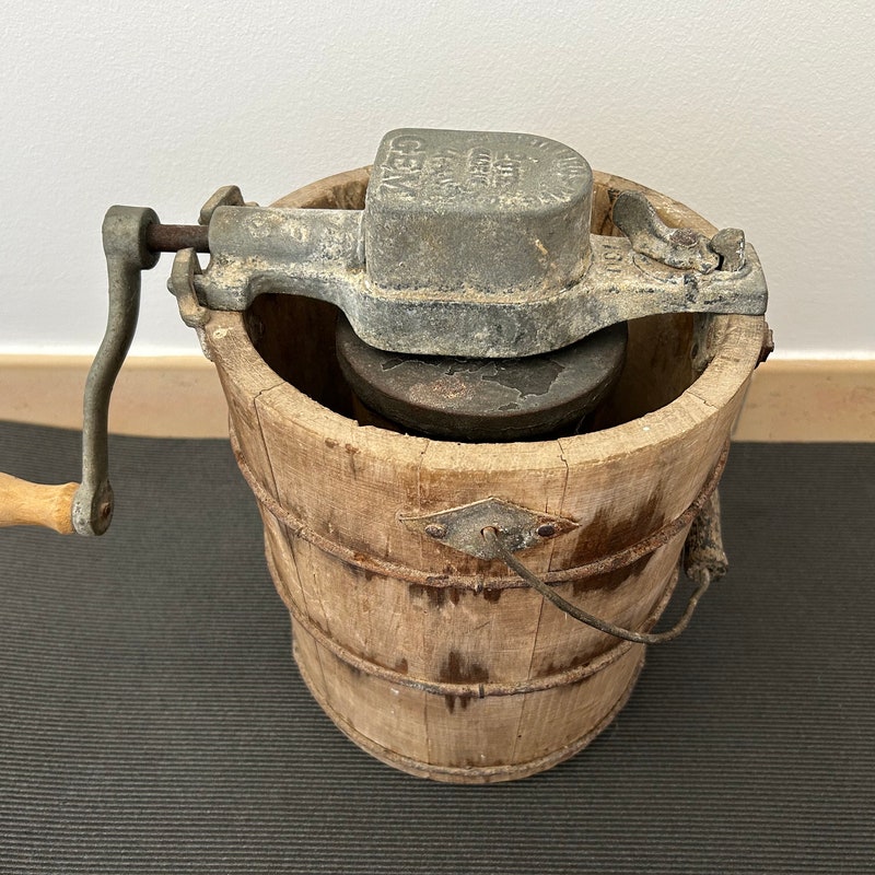 Vintage Ice Cream Maker - Etsy