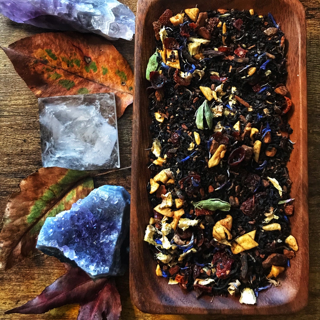 Fireside Witchery Tea - Black Tea, Spiced, Maple, Fruit, Floral - Etsy