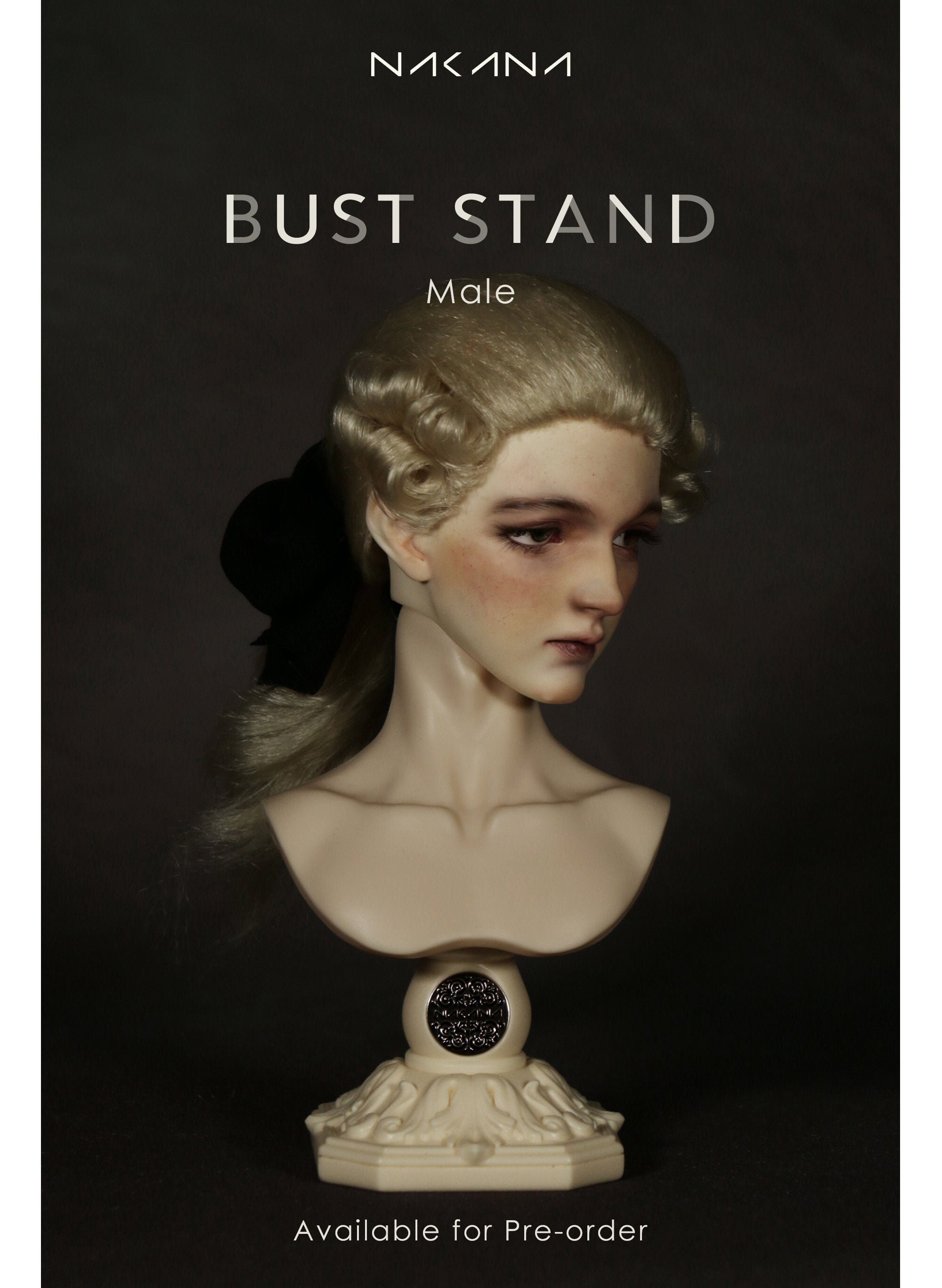 1/3 Male Bust Stand Nakana BJD - Etsy