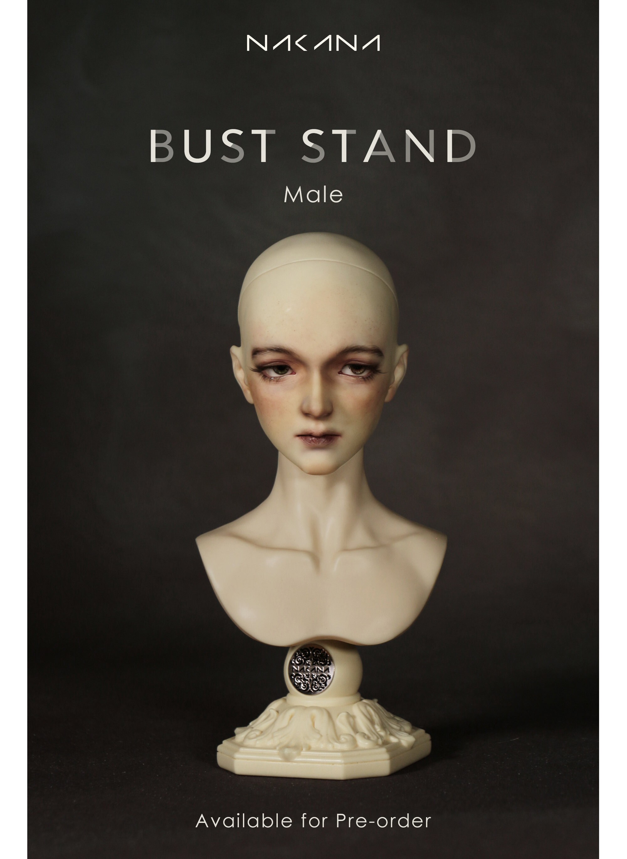 1/3 Male Bust Stand Nakana BJD - Etsy