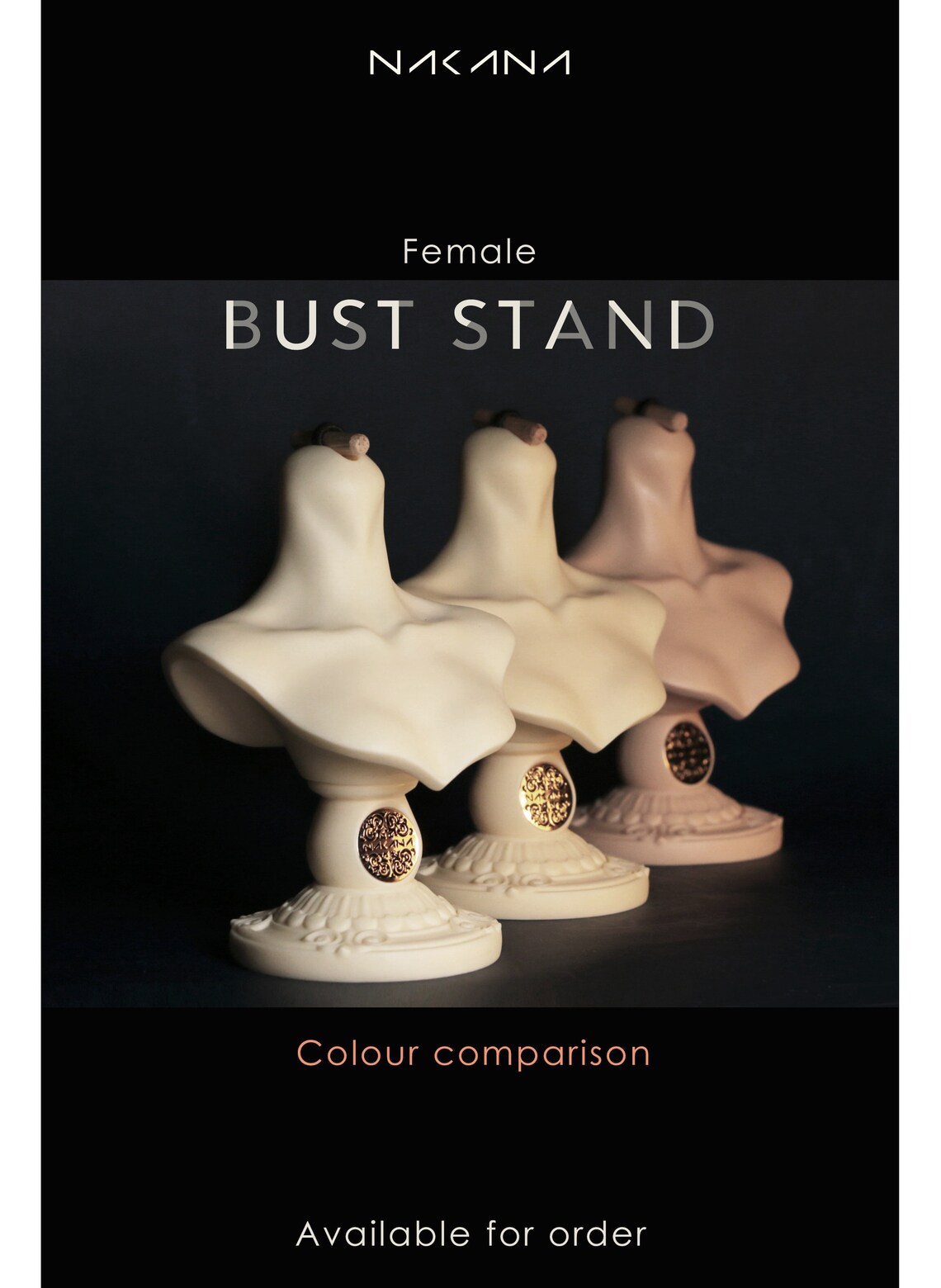 1/3 Female Bust Stand Nakana BJD | Etsy