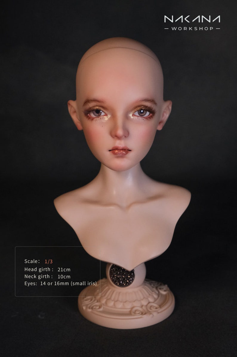 1/3 Lina head Only Nakana BJD Female Doll - Etsy
