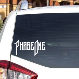 Phase One DJ Logo Vinyl Decal EDM Car Laptop Phone Window Sticker - Etsy