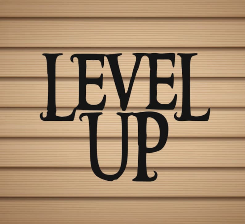 Level up DJ Logo Vinyl Decal EDM Car Laptop Phone Window - Etsy