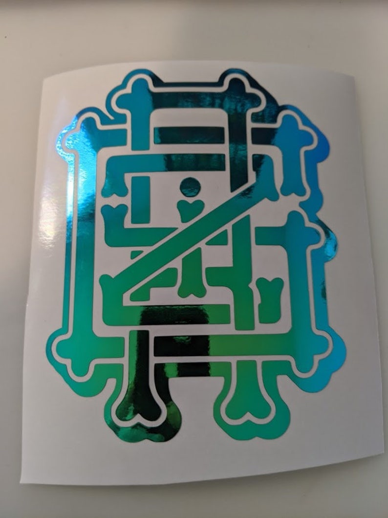 Griz Bones Logo Vinyl Decal EDM Car Laptop Phone Window - Etsy