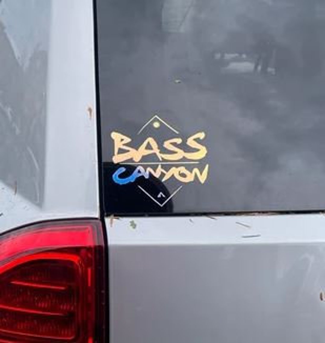 Bass Canyon Logo Vinyl Decal EDM Car Laptop Phone Window Sticker - Etsy