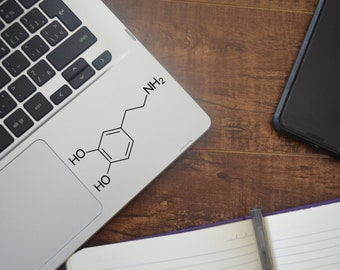 Molecule Sticker | Etsy